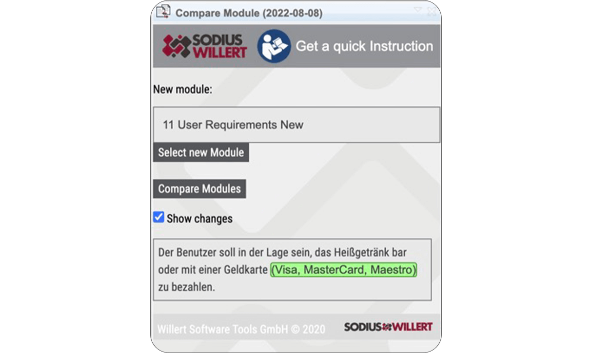 Requirements Management Widgets for IBM DOORS Next | SodiusWillert